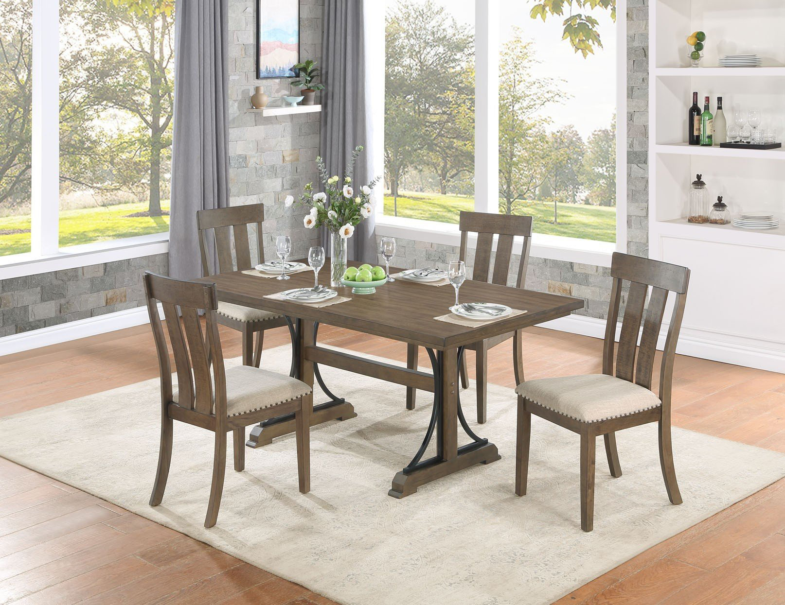 Rosalind Wheeler 5 Piece Dining Set - Wayfair Canada