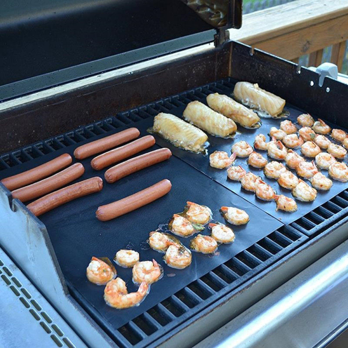 Waloo Home Non-Stick Plastic Grill Grid Mat | Wayfair