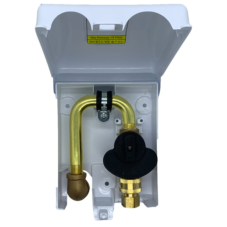 Burnaby Manufacturing Ltd Burnaby Manufacturing PVC Gas Plug, White, 1/ ...