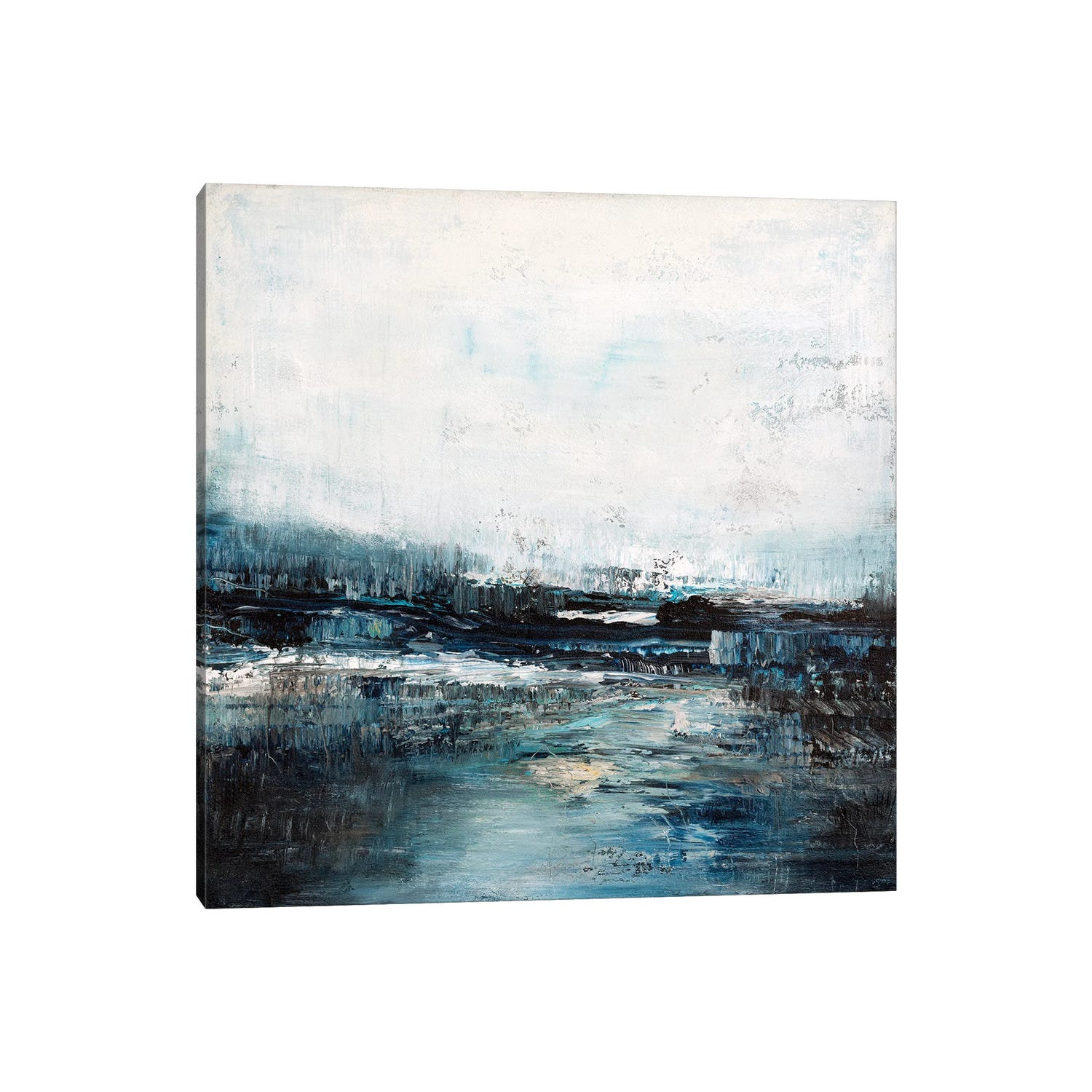Metro Lane Soft Riverbed by Radek Smach - Wrapped Canvas Painting ...