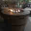 Sunbeam Wine Barrel Concrete Propane/Natural Gas Fire Pit & Reviews ...