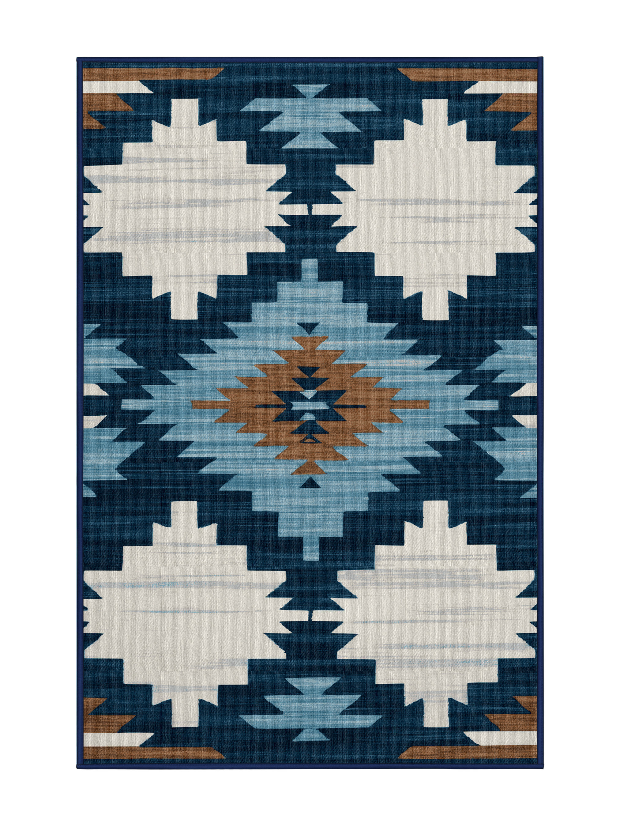 Foundry Select Washable Hopi Rain Clouds Southwestern Area Rug | Wayfair
