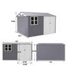 Best Robe Ever 8X10 FT Outdoor Storage Shed With Sloped Roof, Double ...