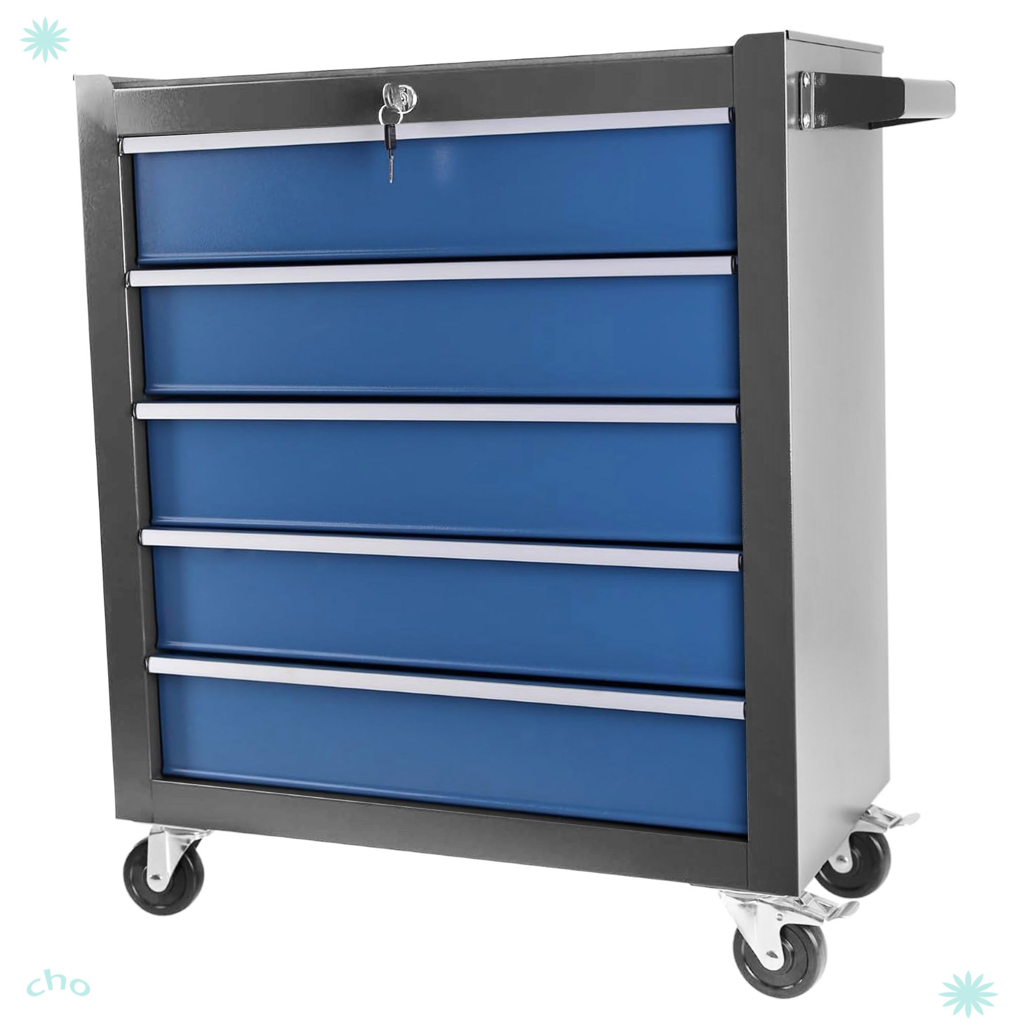 Rebrilliant High Capacity Rolling Tool Chest With Wheels And Drawers ...