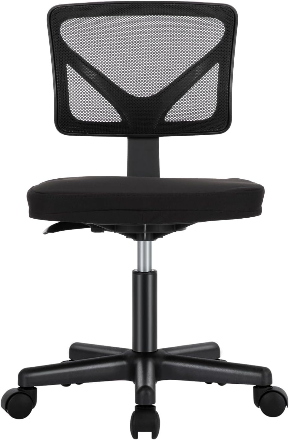 Inbox Zero Armless Desk Chairs, Ergonomic Low Back Computer Chair No ...