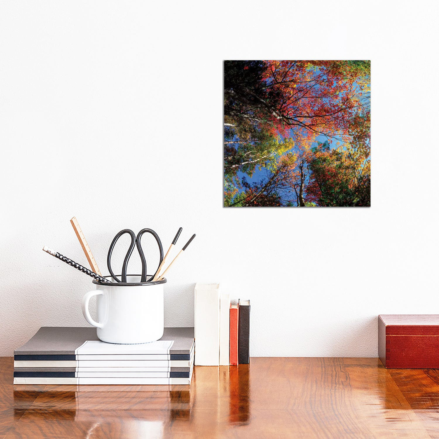 Alpen Home Colourful Autumn New Hampshire by OLena Art - Wrapped Canvas ...