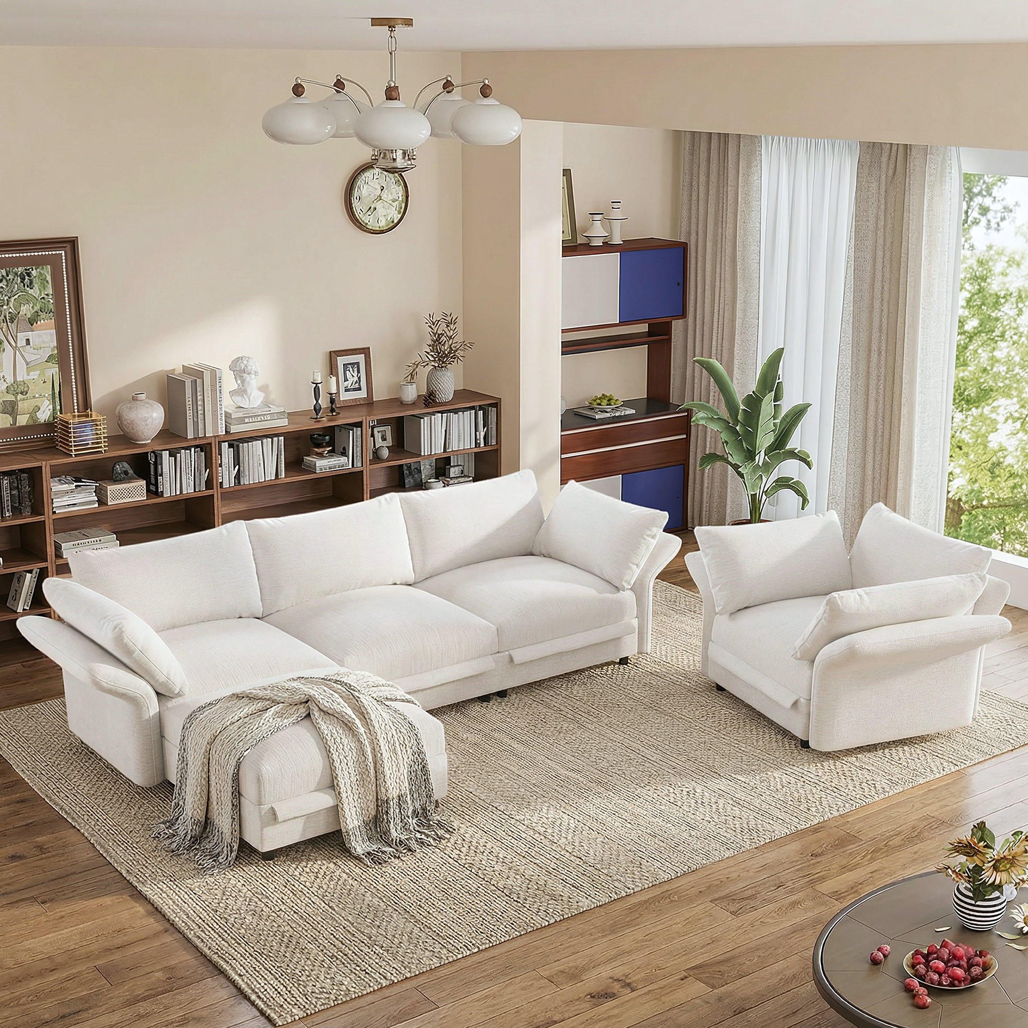 Latitude Run® Lyons 2 - Piece Chenille Living Room Set | Wayfair