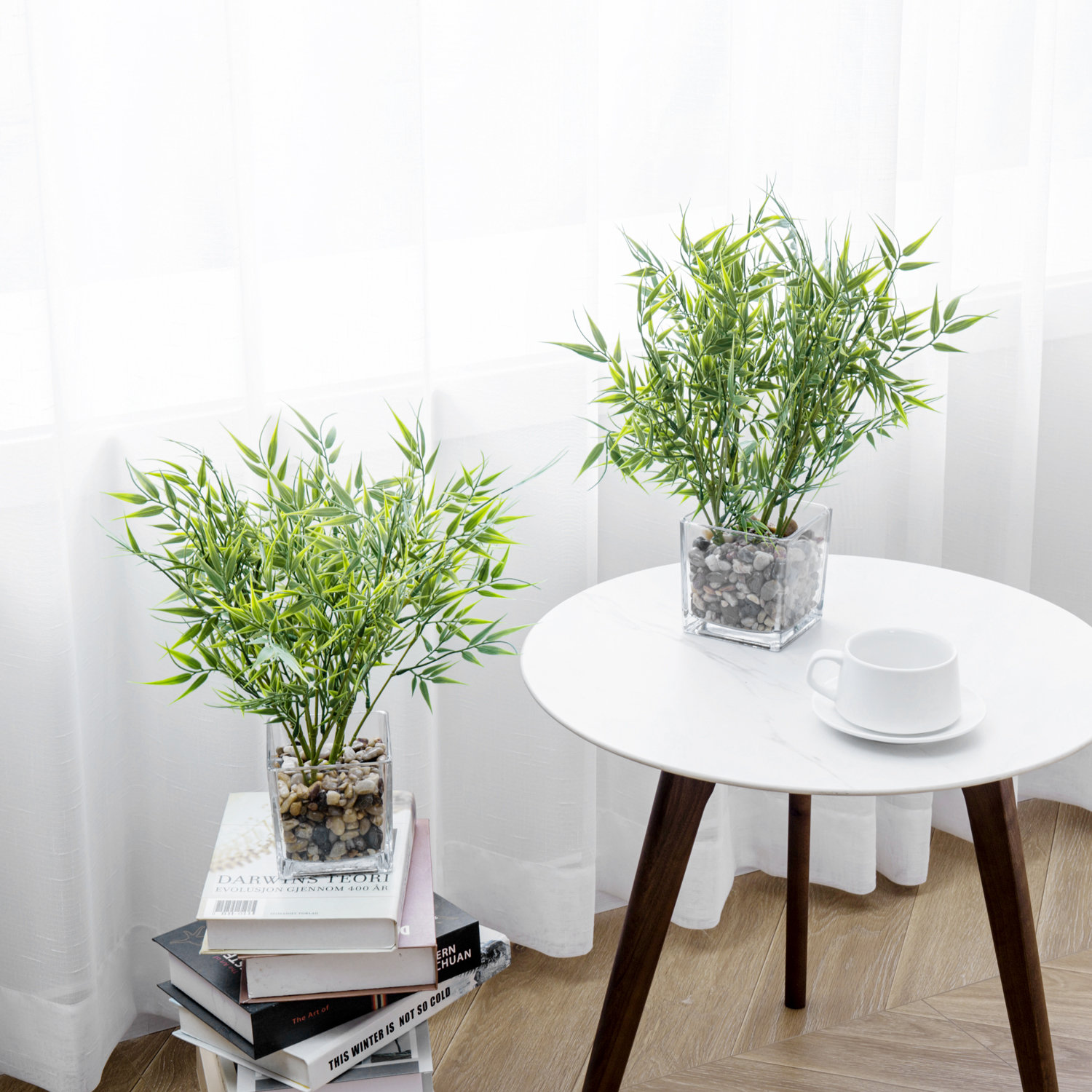 Dakota Fields 2-Piece Artificial Fake Bamboo Plants - Wayfair Canada