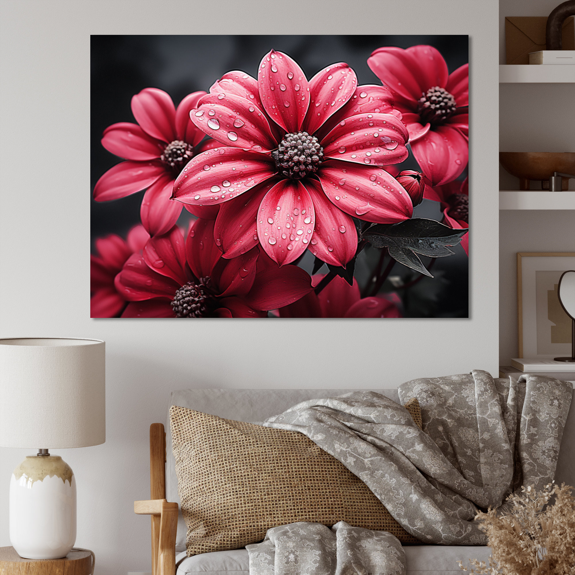 Wildon Home® Pink Crimson Harmony III - Print | Wayfair