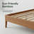 Red Barrel Studio King Size Bamboo Platform Bed with 46.5" Tall ...