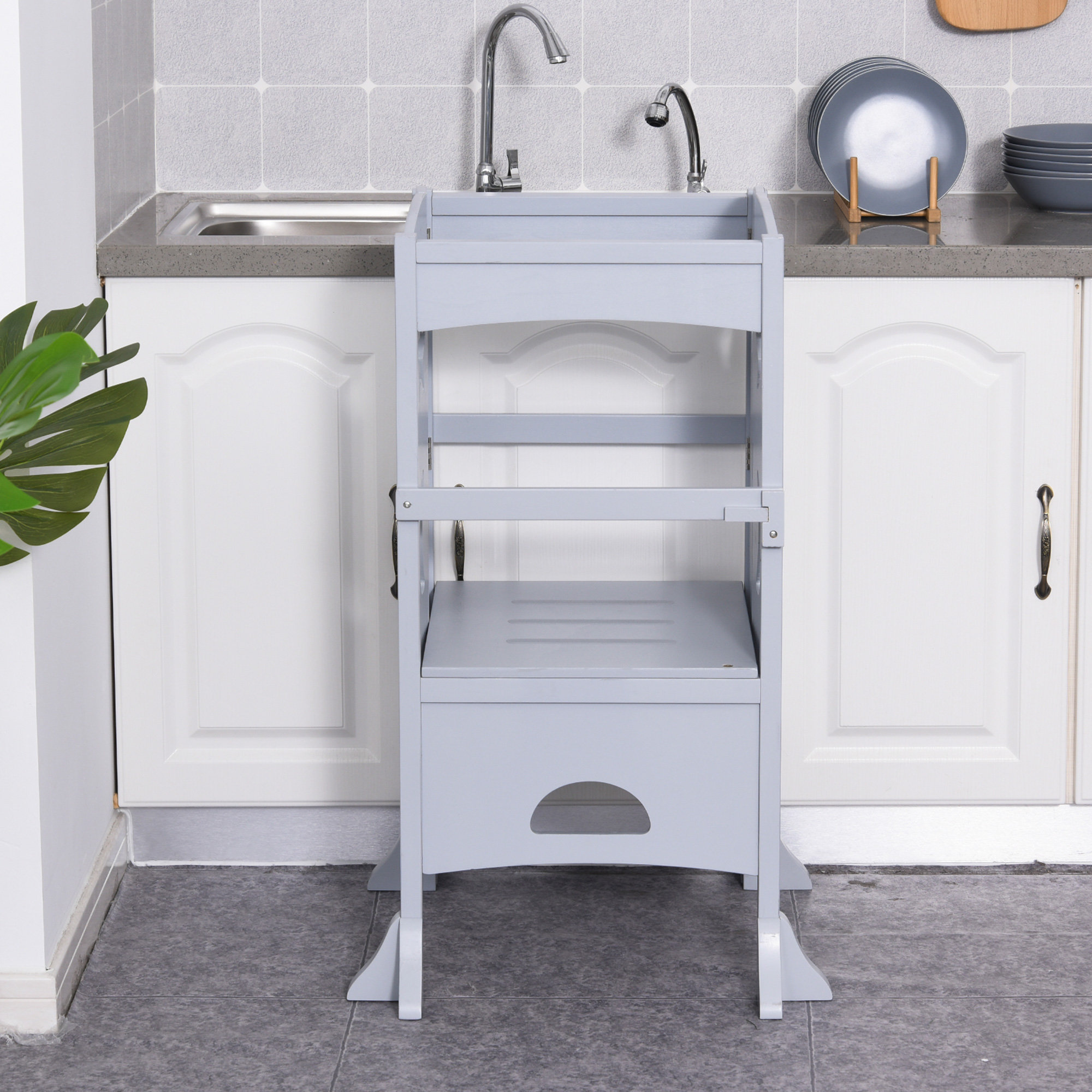 Isabelle & Max™ Dampier Step Stool with Storage | Wayfair