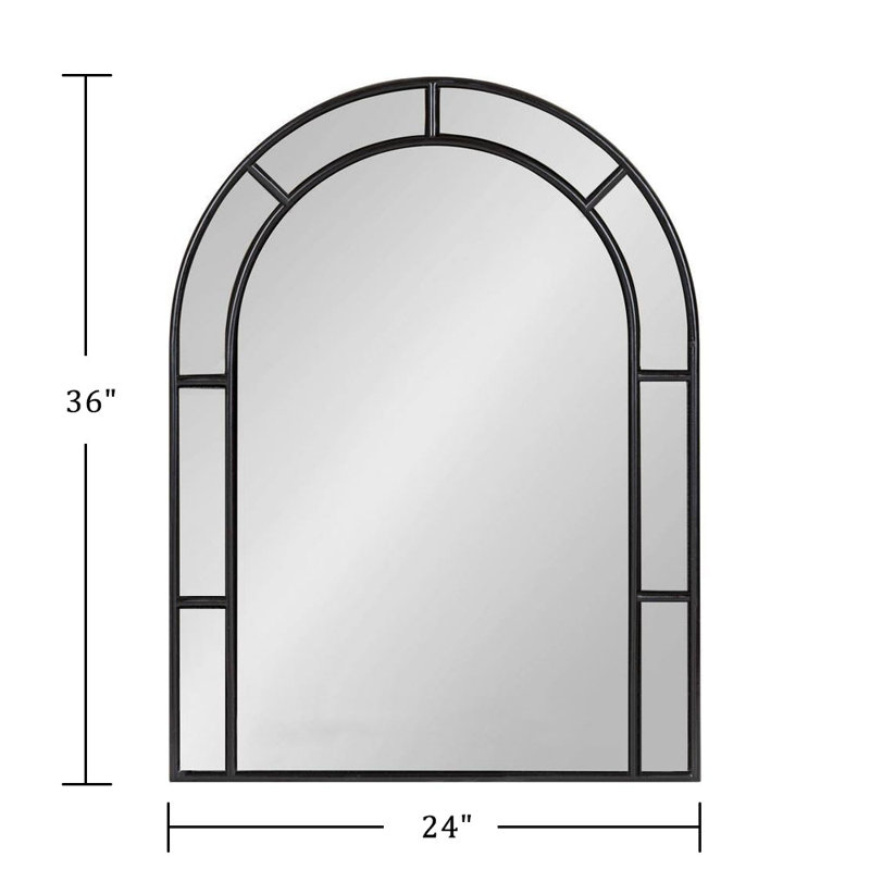 Kelly Clarkson Home Carlotta Metal Arch Wall Mirror & Reviews | Wayfair