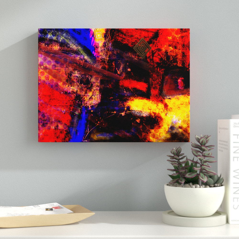 Ebern Designs 'Irony' - Wrapped Canvas Graphic Art Print | Wayfair