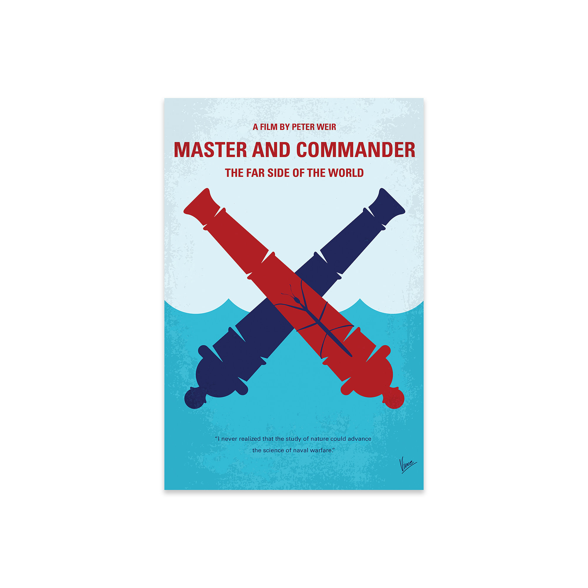 iCanvas Masterand Commander Minimal Movie by Chungkong - No Frame Print ...