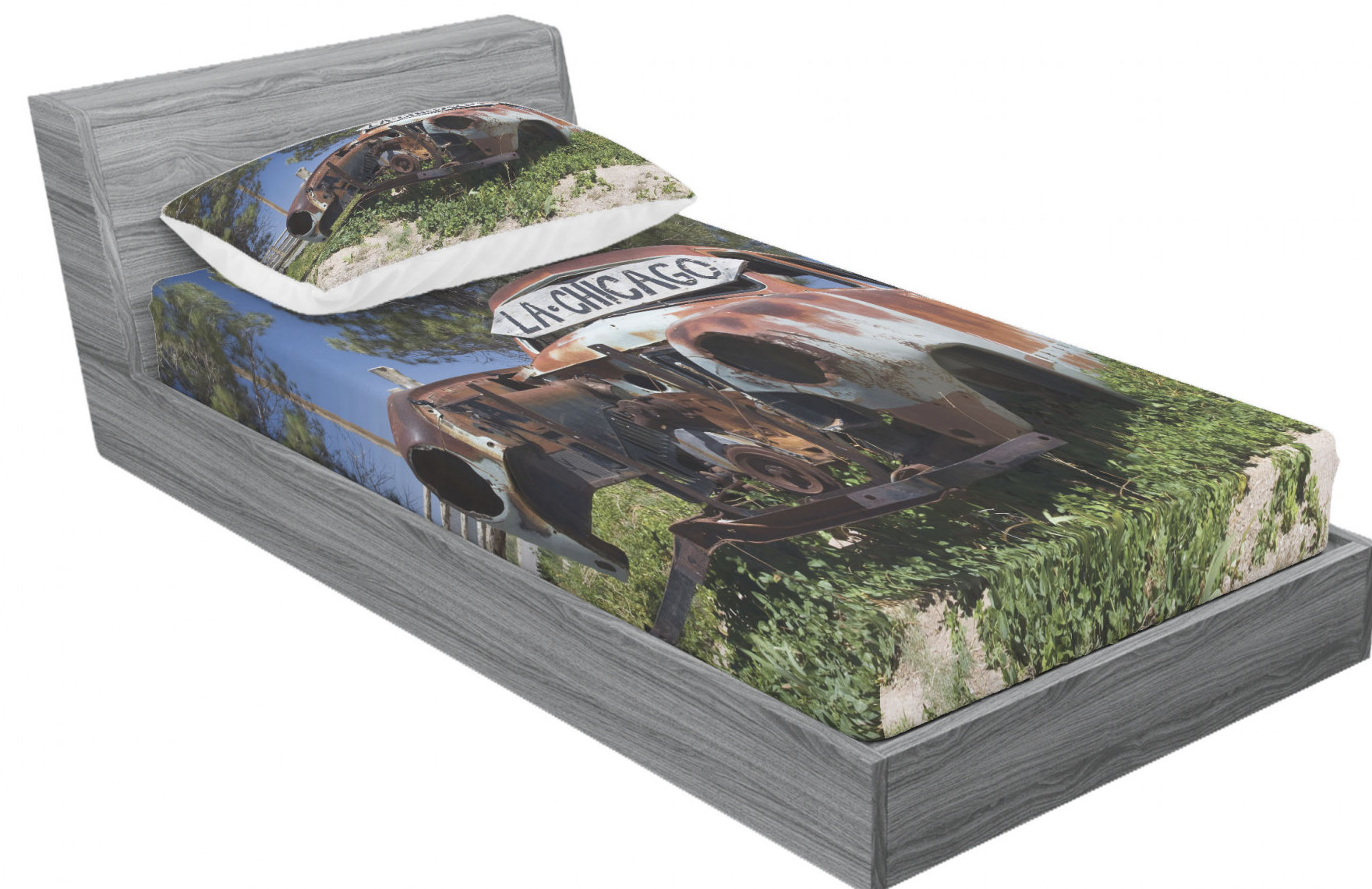 Ambesonne Car Sheet Set | Wayfair