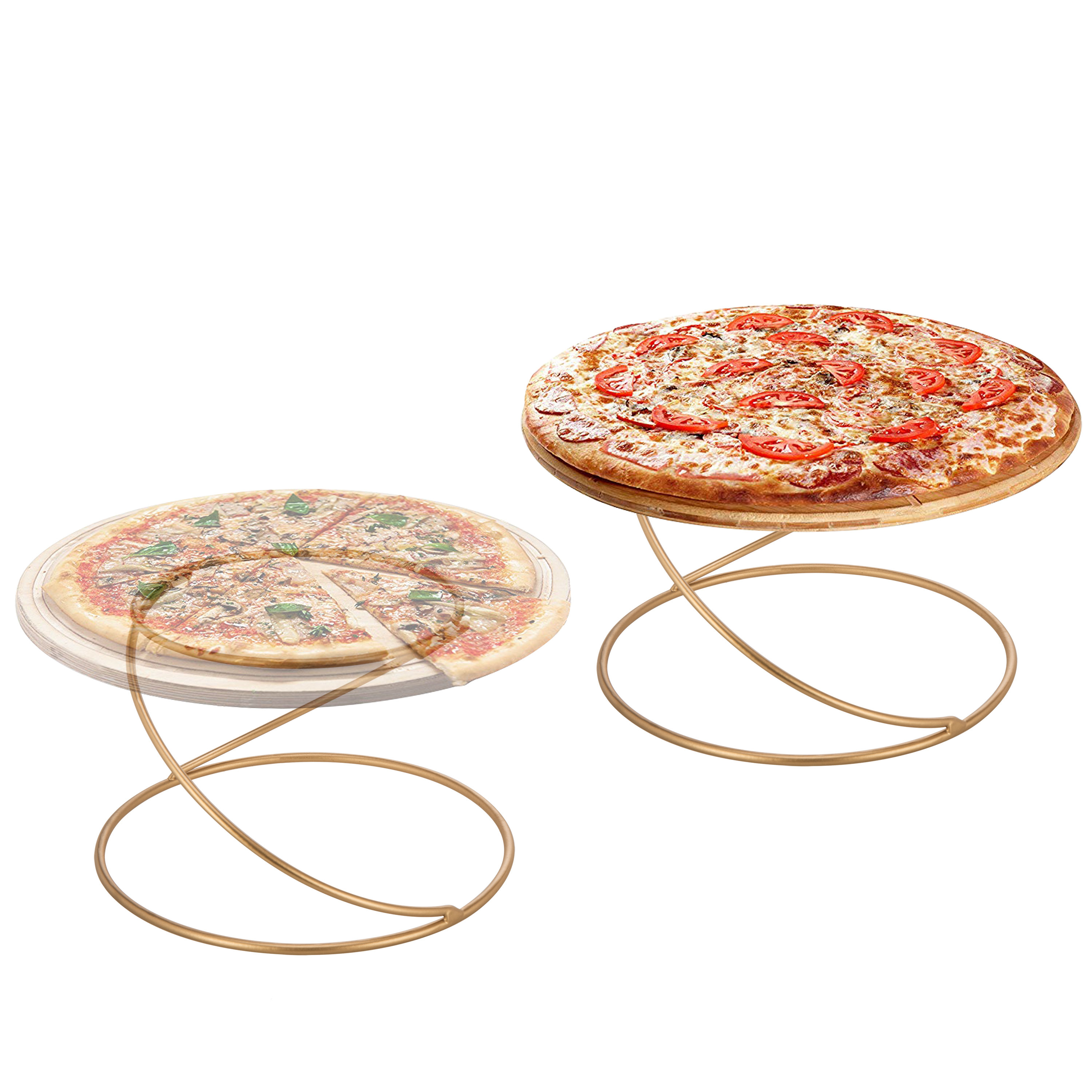 Everly Quinn Metal Wire Pizza Serving Stand | Wayfair