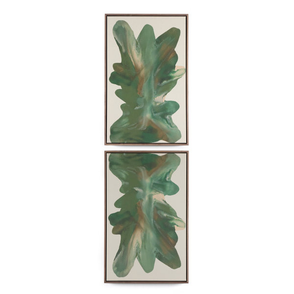 Four Hands Rorschach Forrest Diptych by Orfeo Quagliata | Perigold