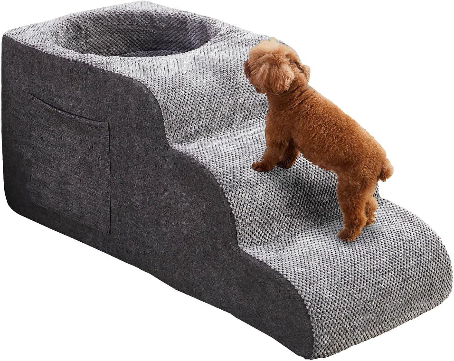 Tucker Murphy Pet™ Dog Stairs For Small Dogs, 3-Step Pet Stairs, Dog ...