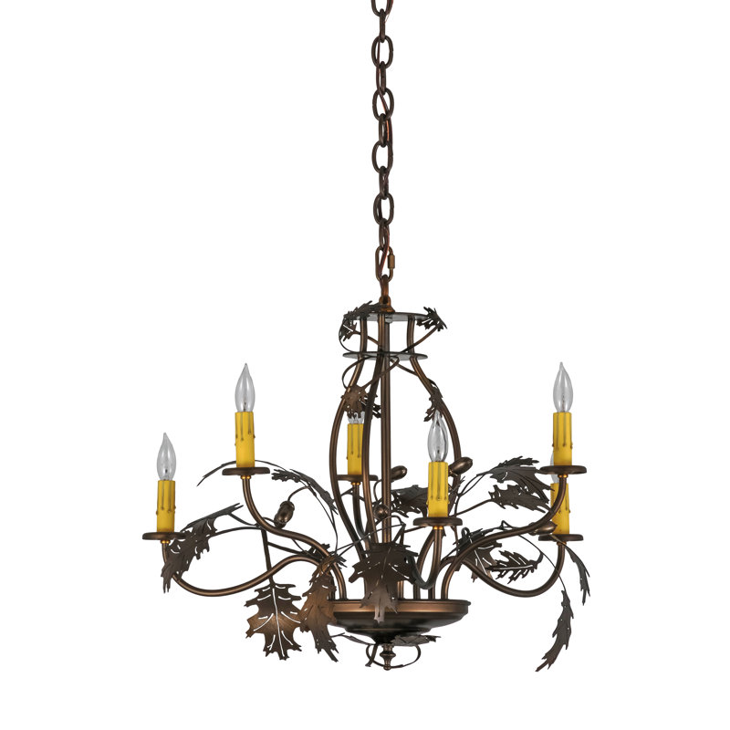 Meyda Lighting 6 - Light Candle Style Classic / Traditional Chandelier ...