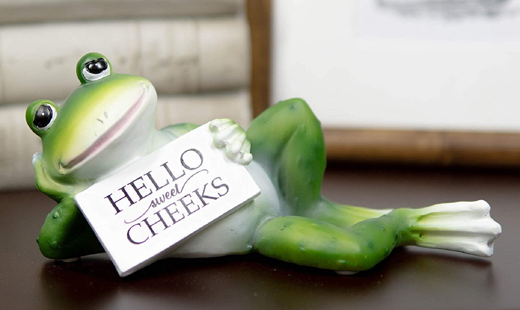 Trinx 'Hello Sweet Cheeks' Prince Charming Corny Green Frog Lying On ...