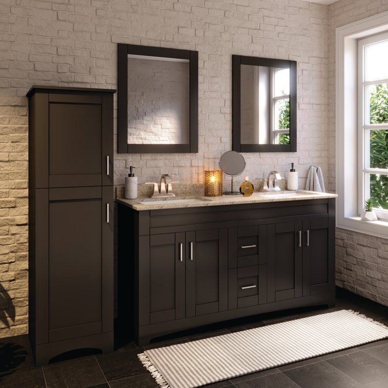 MagickWoods Robertson 60'' Double Bathroom Vanity Base Only | Wayfair