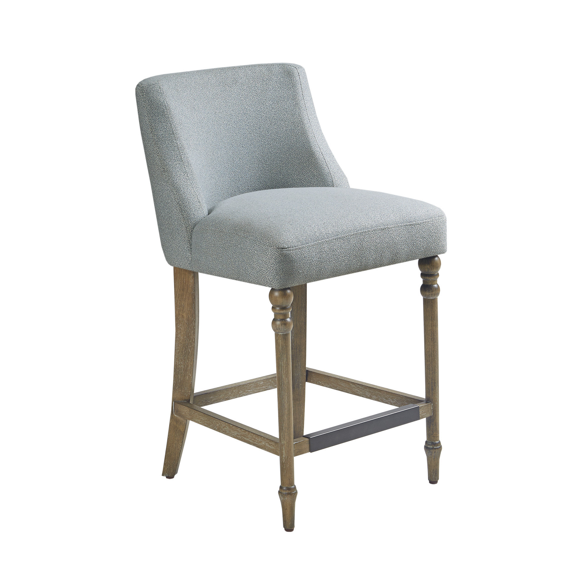 Martha Stewart Delaney 25" Upholstered Counter Stool & Reviews | Wayfair