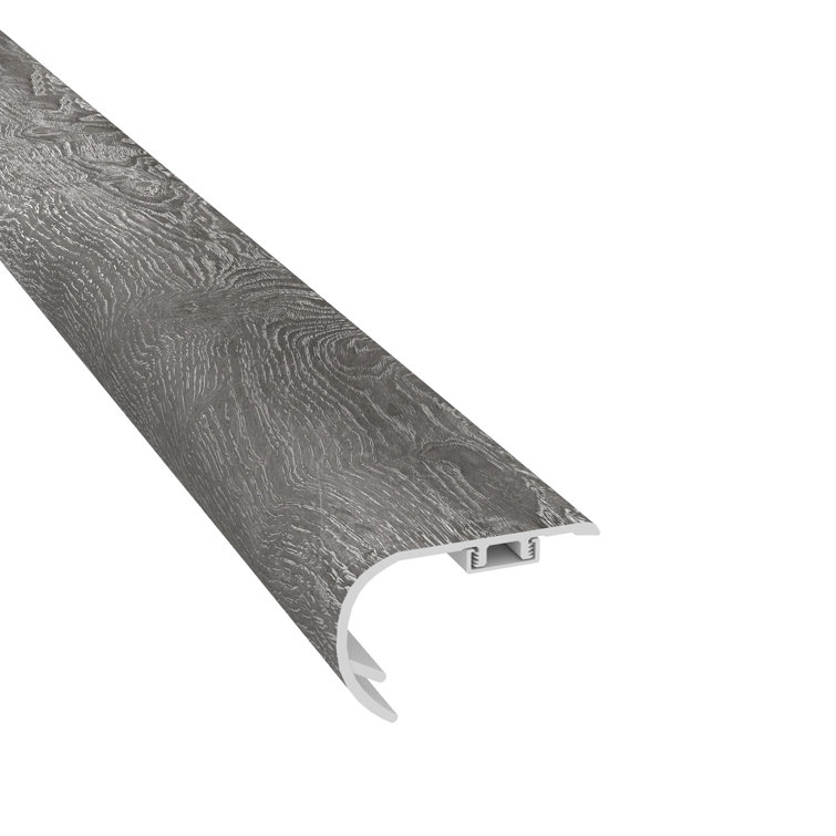 Victoria Home Vinyl 2.17'' W x 72.8'' L Stair Nosing Overlap in Gray ...
