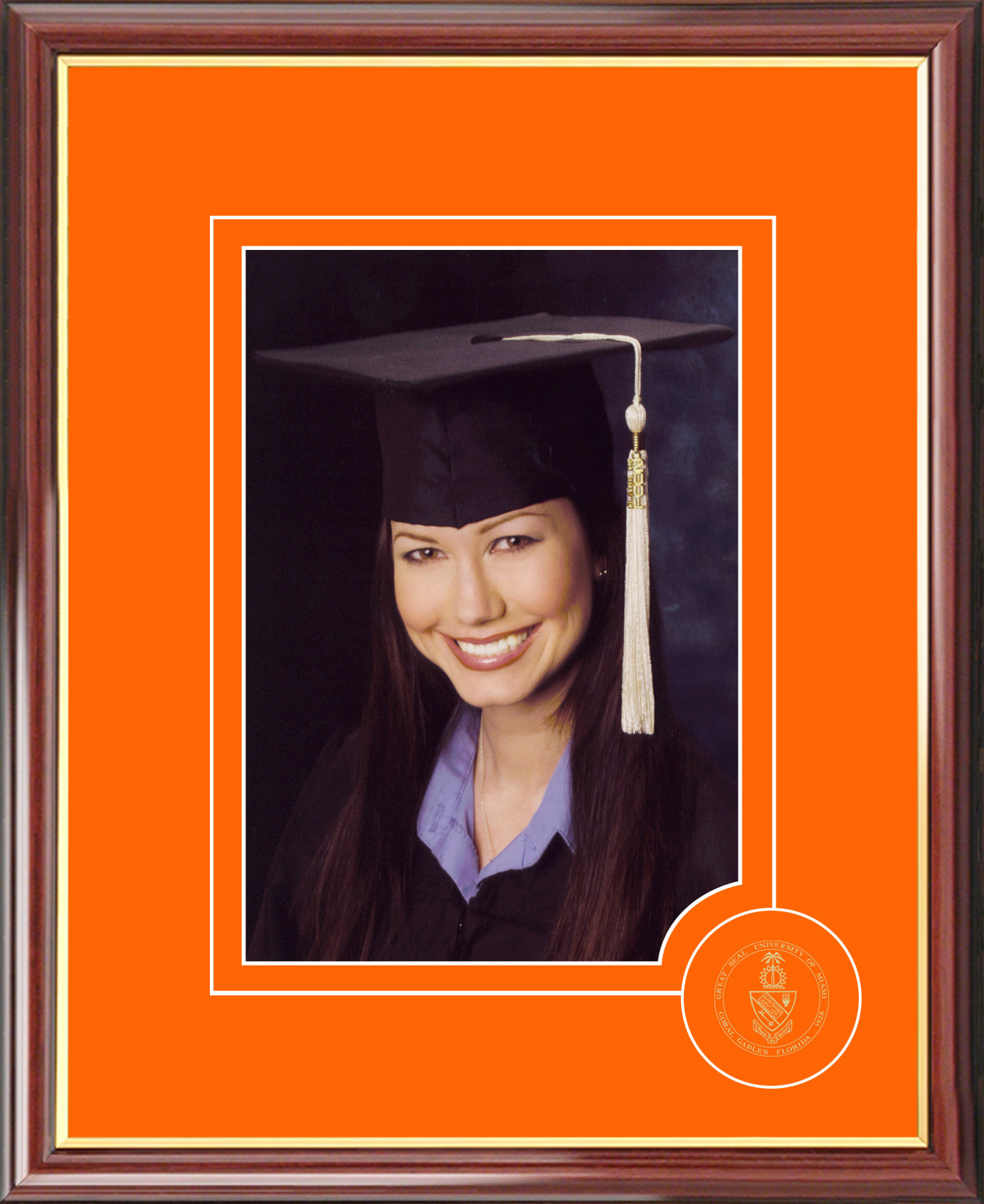 Campus Images NCAA Miami Hurricanes Graduate Portrait Picture Frame ...
