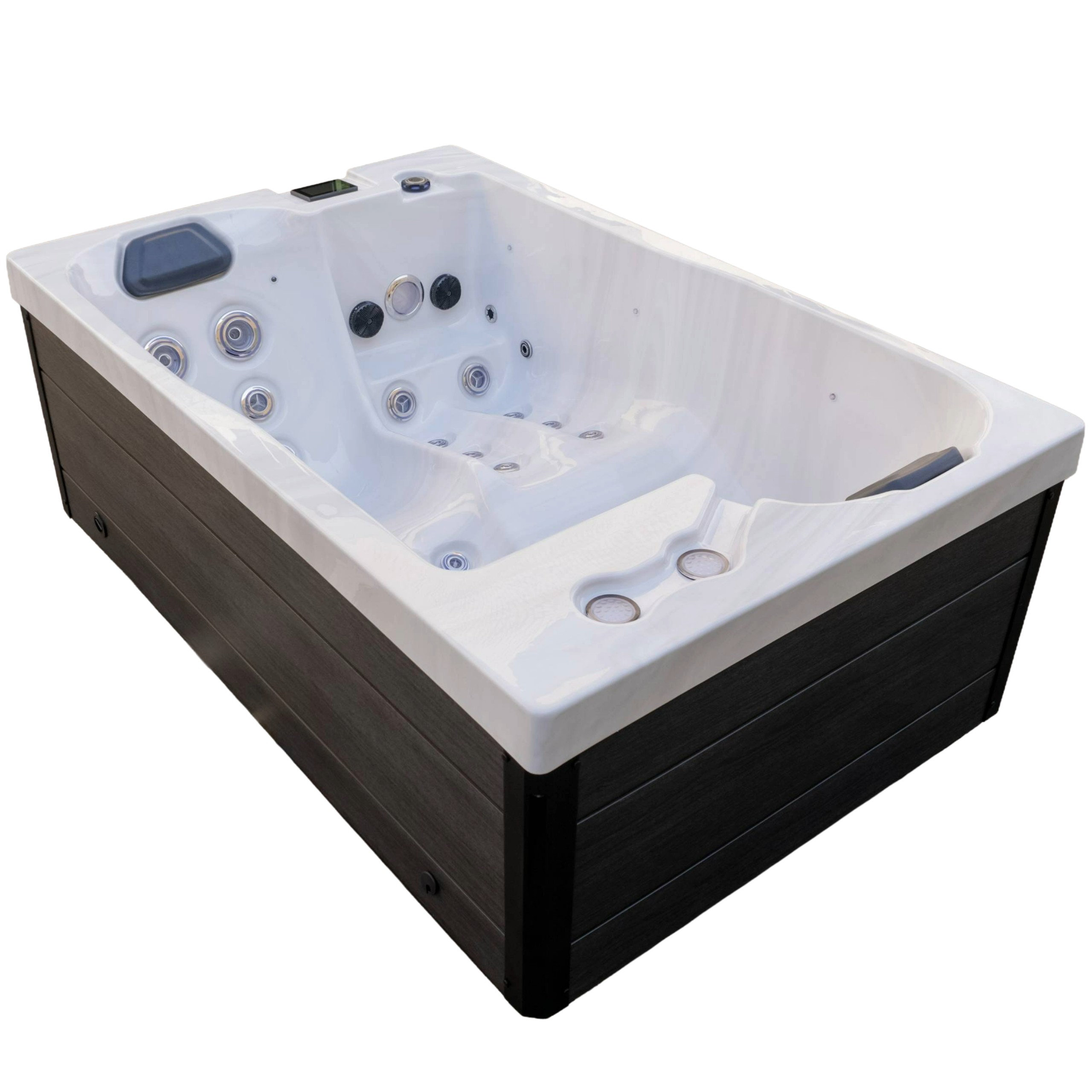 Luxury Spas Cascade 2 Person Dual Lounger, 220v Standard Hot Tub With ...