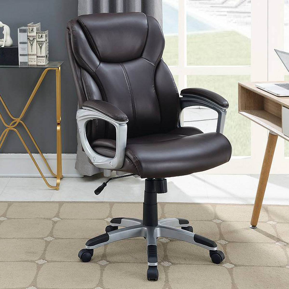 Hokku Designs 1Pc Office Chair Cushioned Headrest Adjustable Height ...