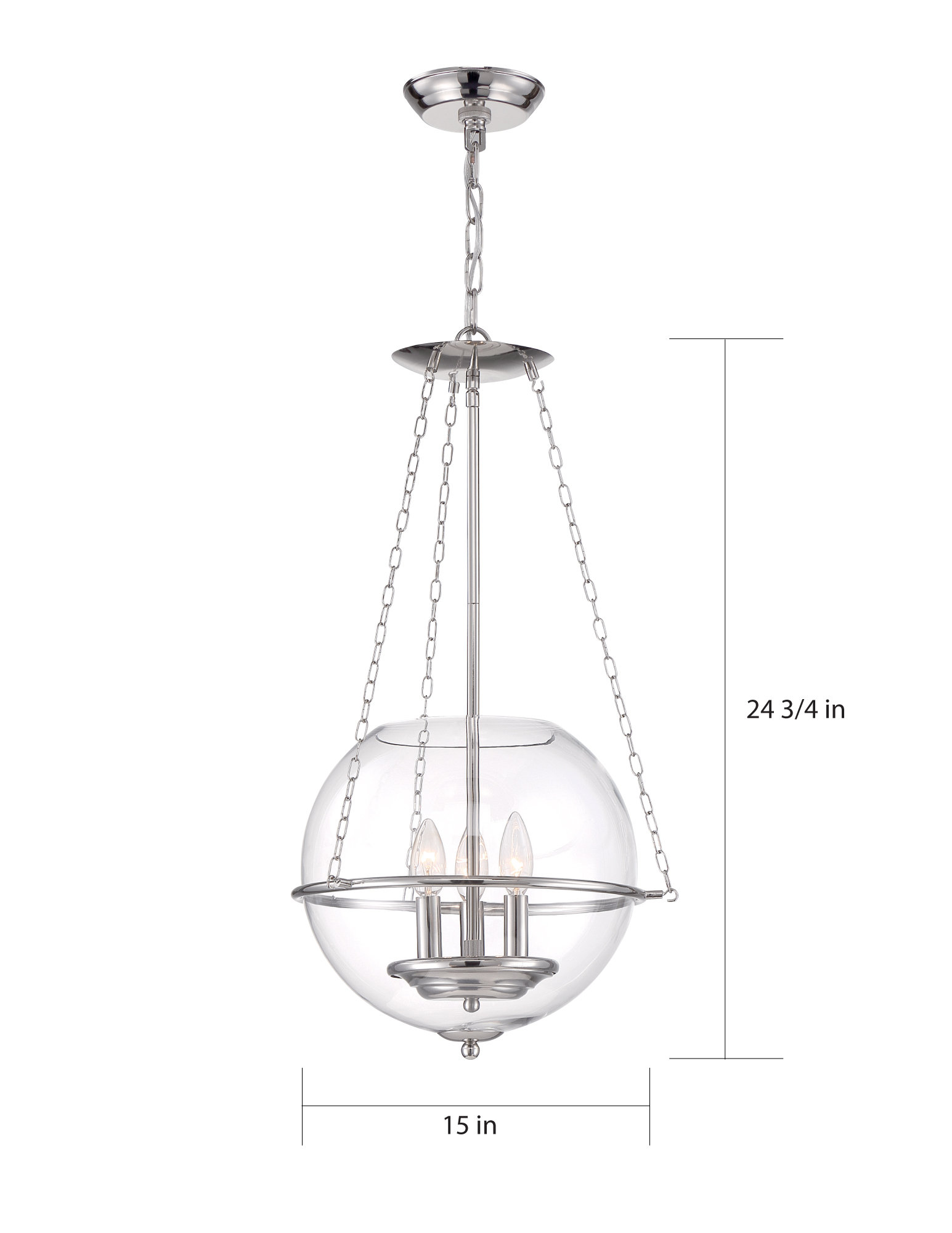Beachcrest Home Mccray 3 - Light Unique Globe Pendant & Reviews ...
