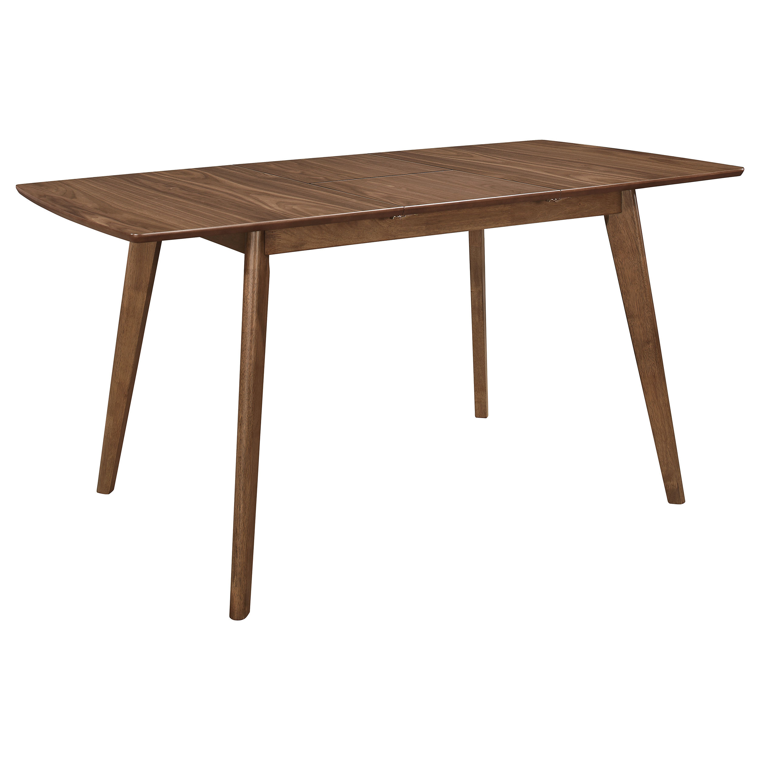 George Oliver Nana Alfredo Extension Leaf Dining Table Natural Walnut ...