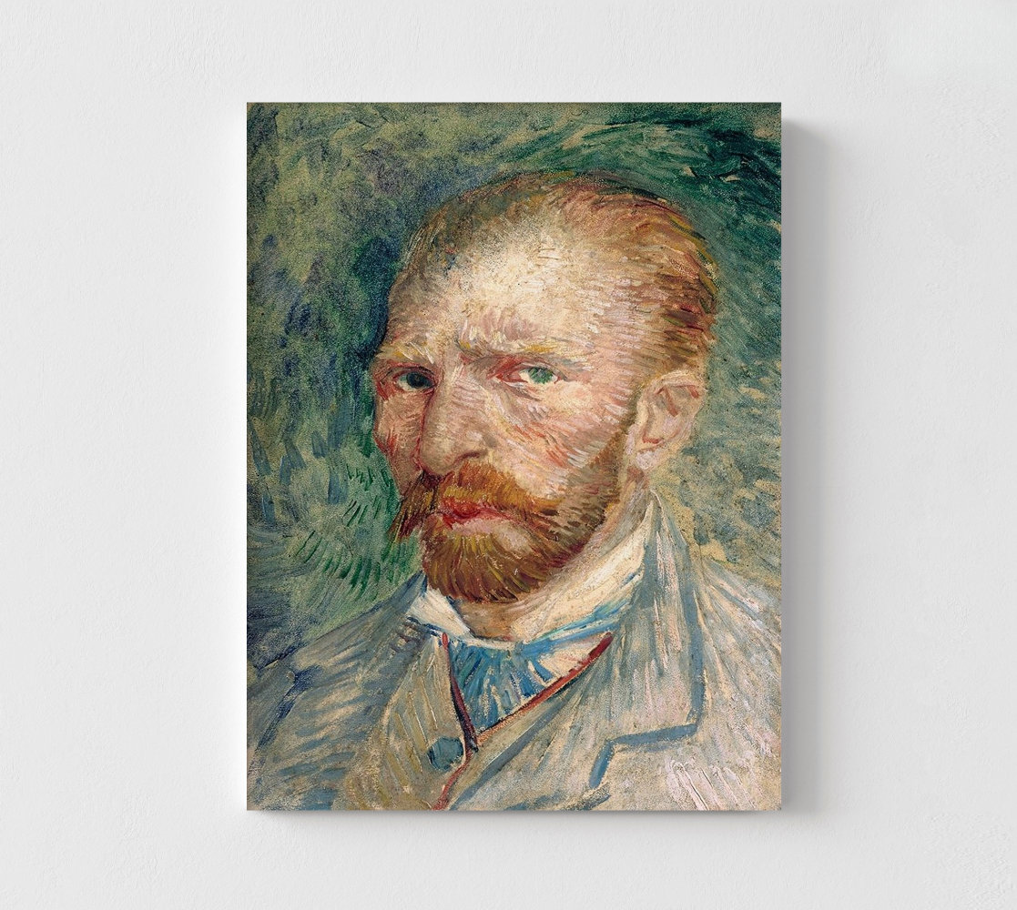 WeFrameArt Self-Portrait By Vincent Van Gogh, Portrait Wall Art, Van ...