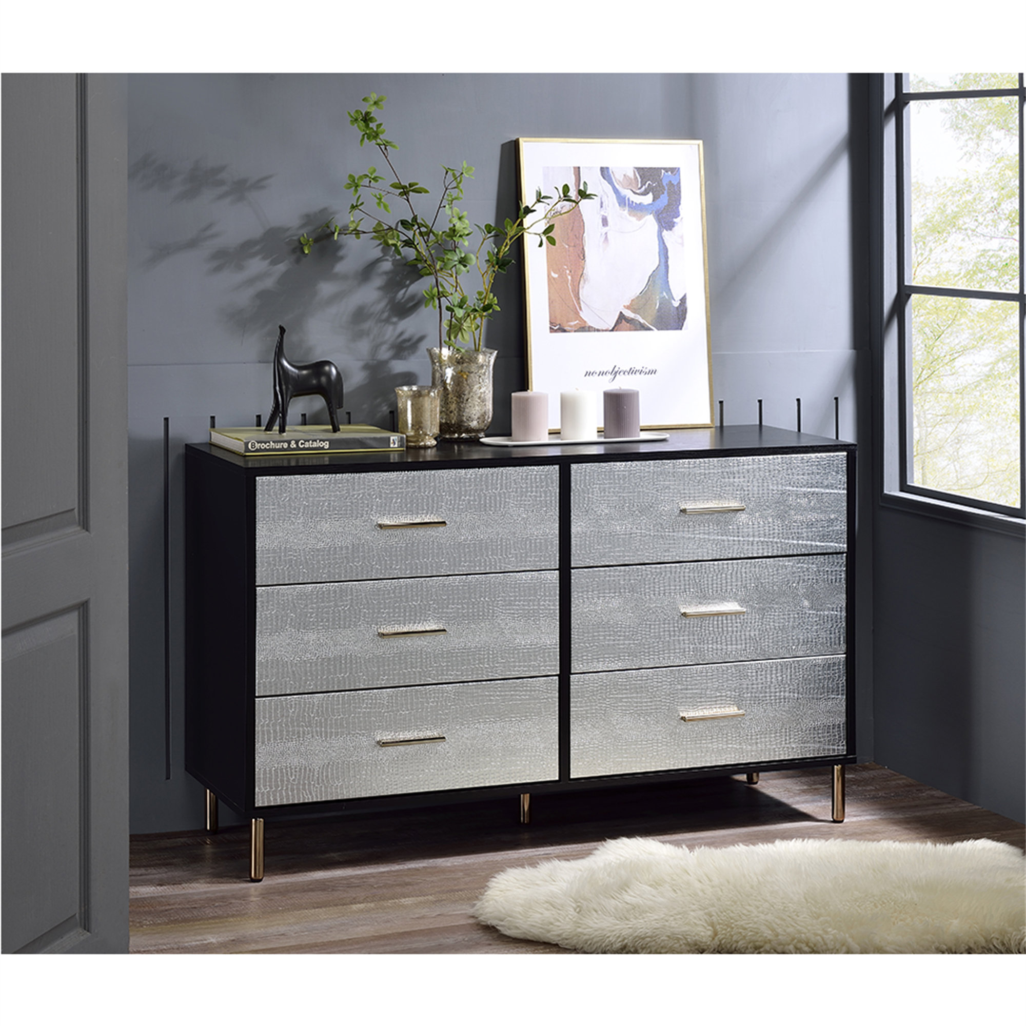 Mercer41 6-Drawer Rectangular Dresser | Wayfair