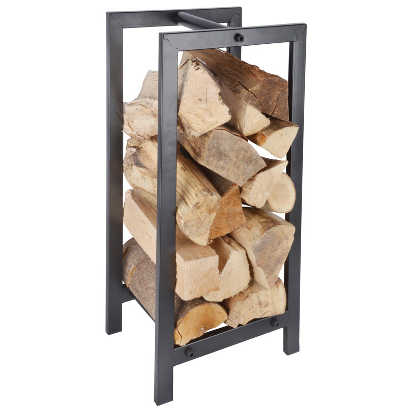 17 Stories Nerbone Wood Storage Carrier Log Rack & Reviews | Wayfair