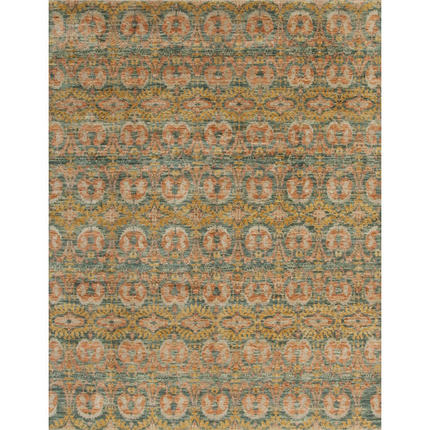 Samad Rugs Vogue Ikat Hand-Knotted Wool Area Rug | Perigold