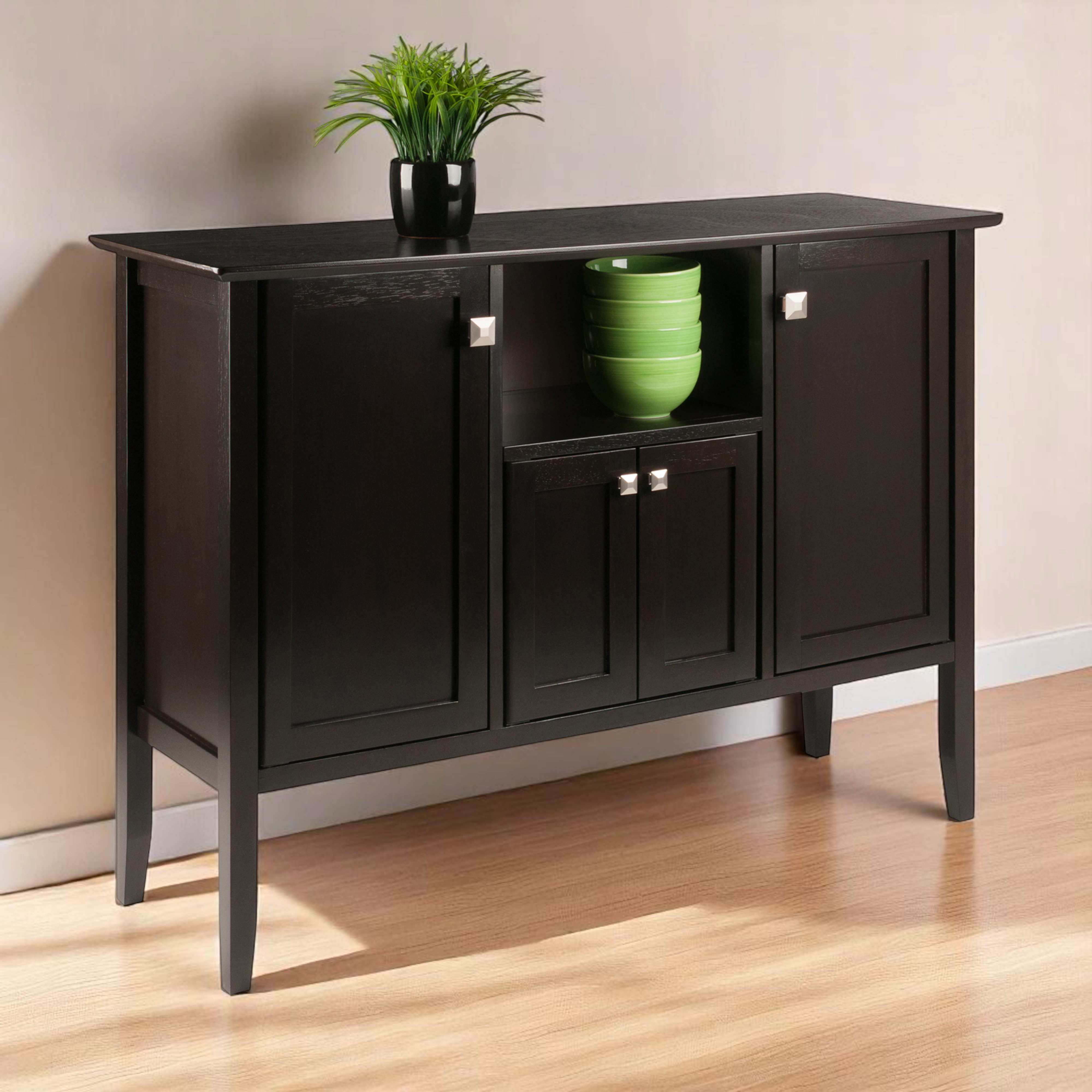 Lark Manor™ Erik Coffee-finished Buffet Cabinet | Wayfair