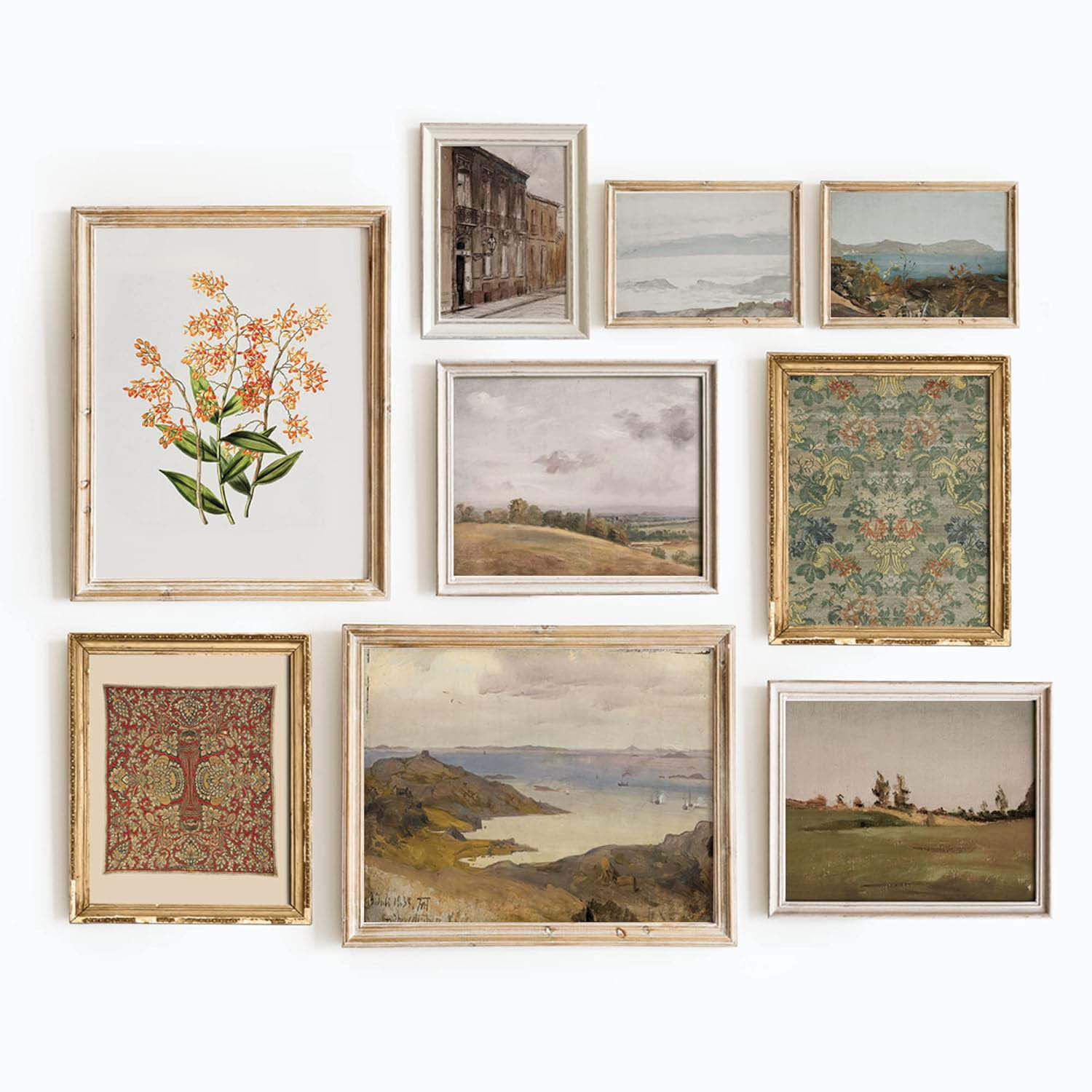 Lark Manor™ Set Of 9 French Country Prints Wall Decor - Landscape Wall ...