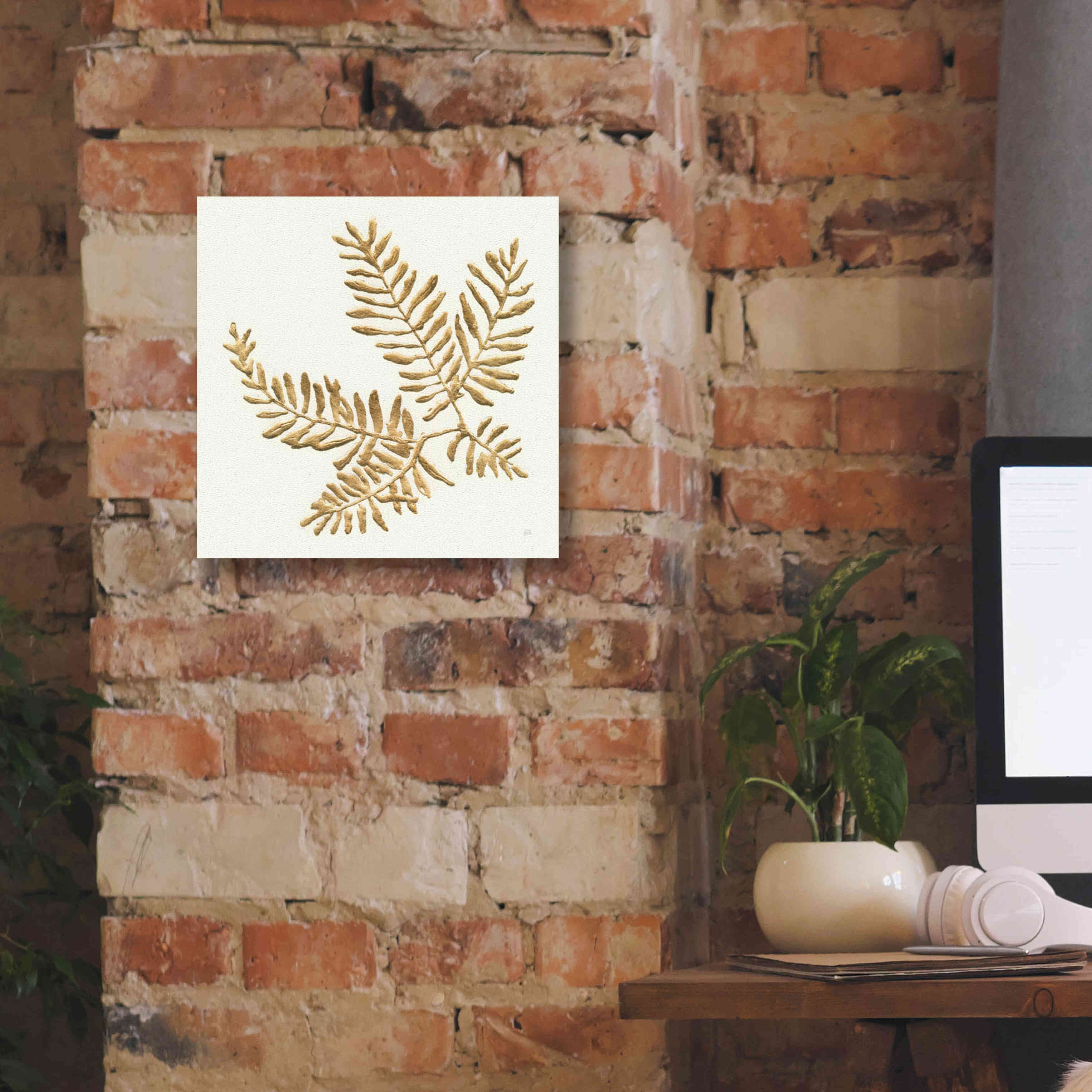 Bay Isle Home™ " Gilded Fern II " by Chris Paschke | Wayfair