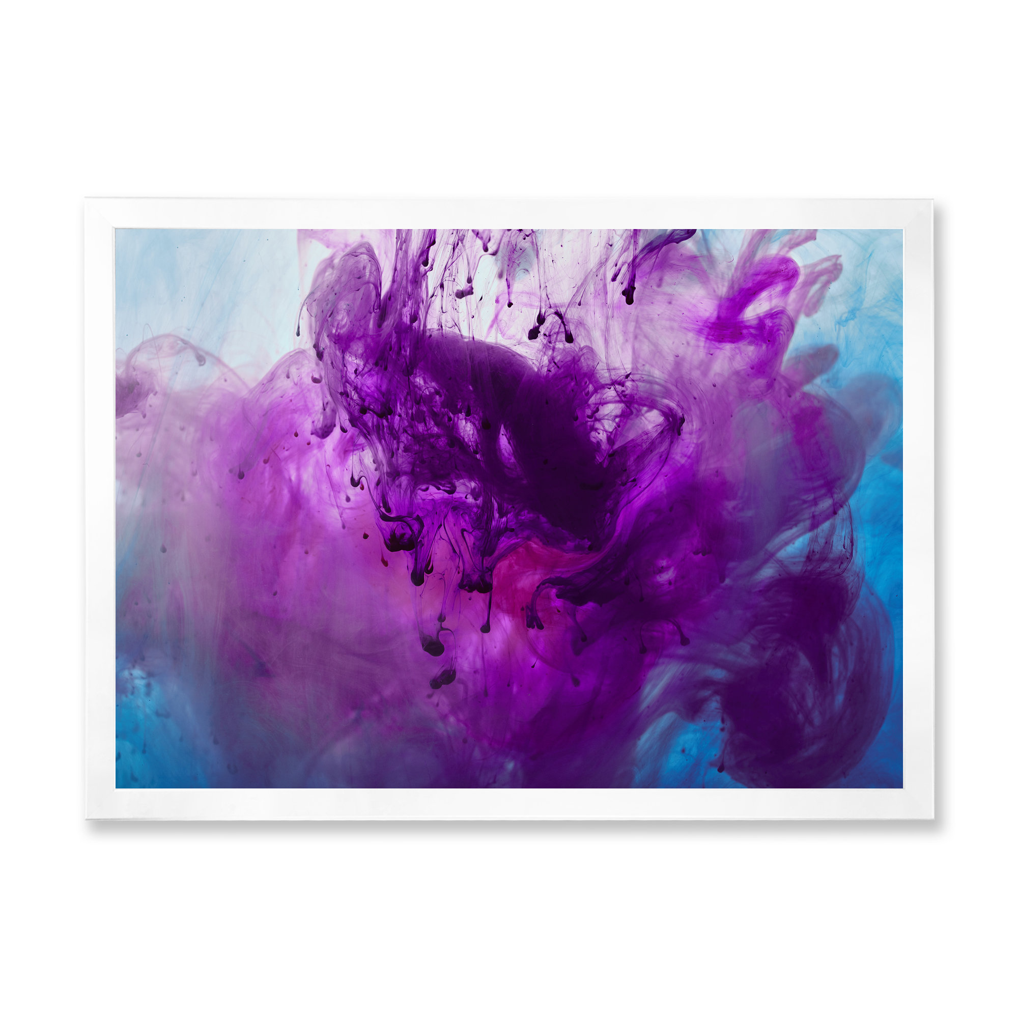Wrought Studio Purple Blue Mixing Ink Color " Purple Blue Mixing Ink ...