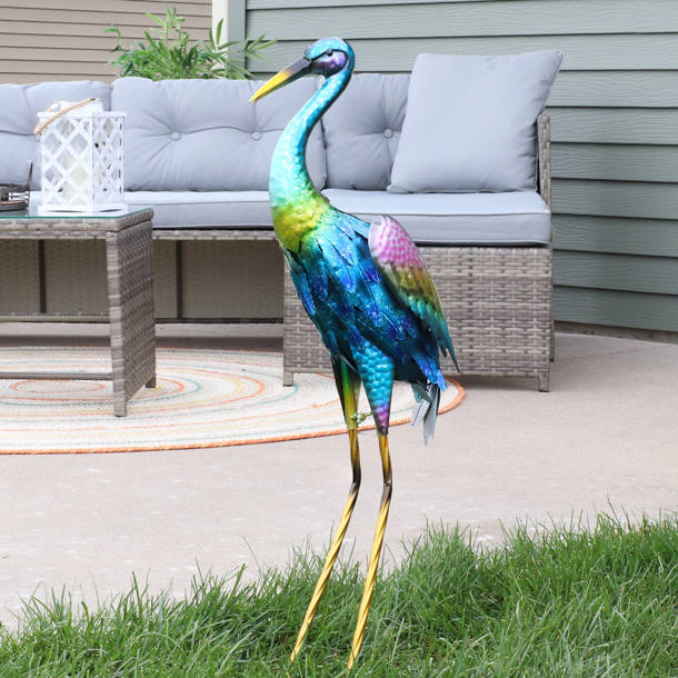 Regal Art & Gift Goofy Bird Stake - Heron | Wayfair