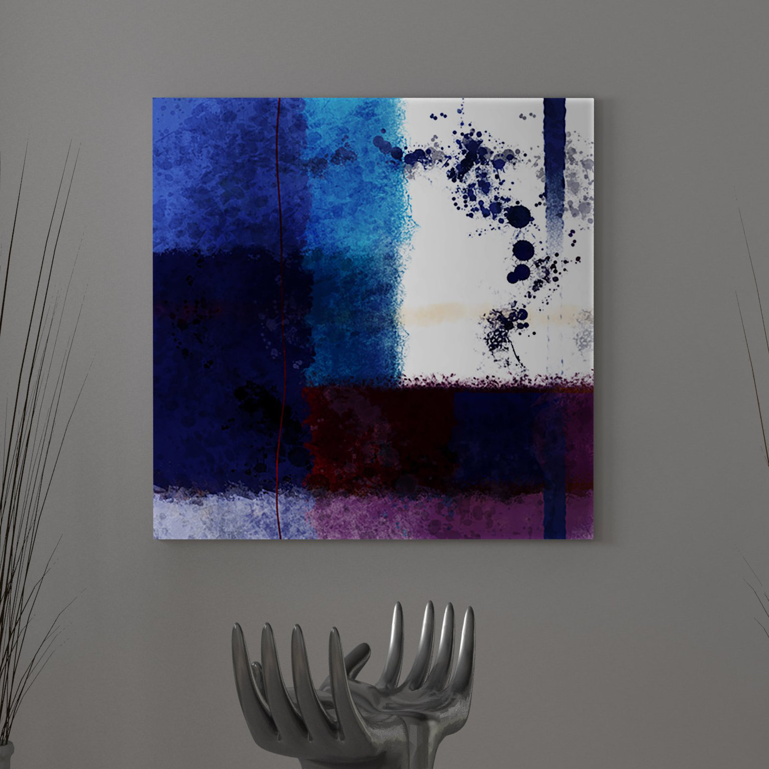 Orren Ellis Varied Vanish Modern Contemporary Decorative Colourful Wall ...