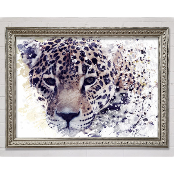 Latitude Vive Leopard Splash - Single Picture Frame Print | Wayfair.co.uk