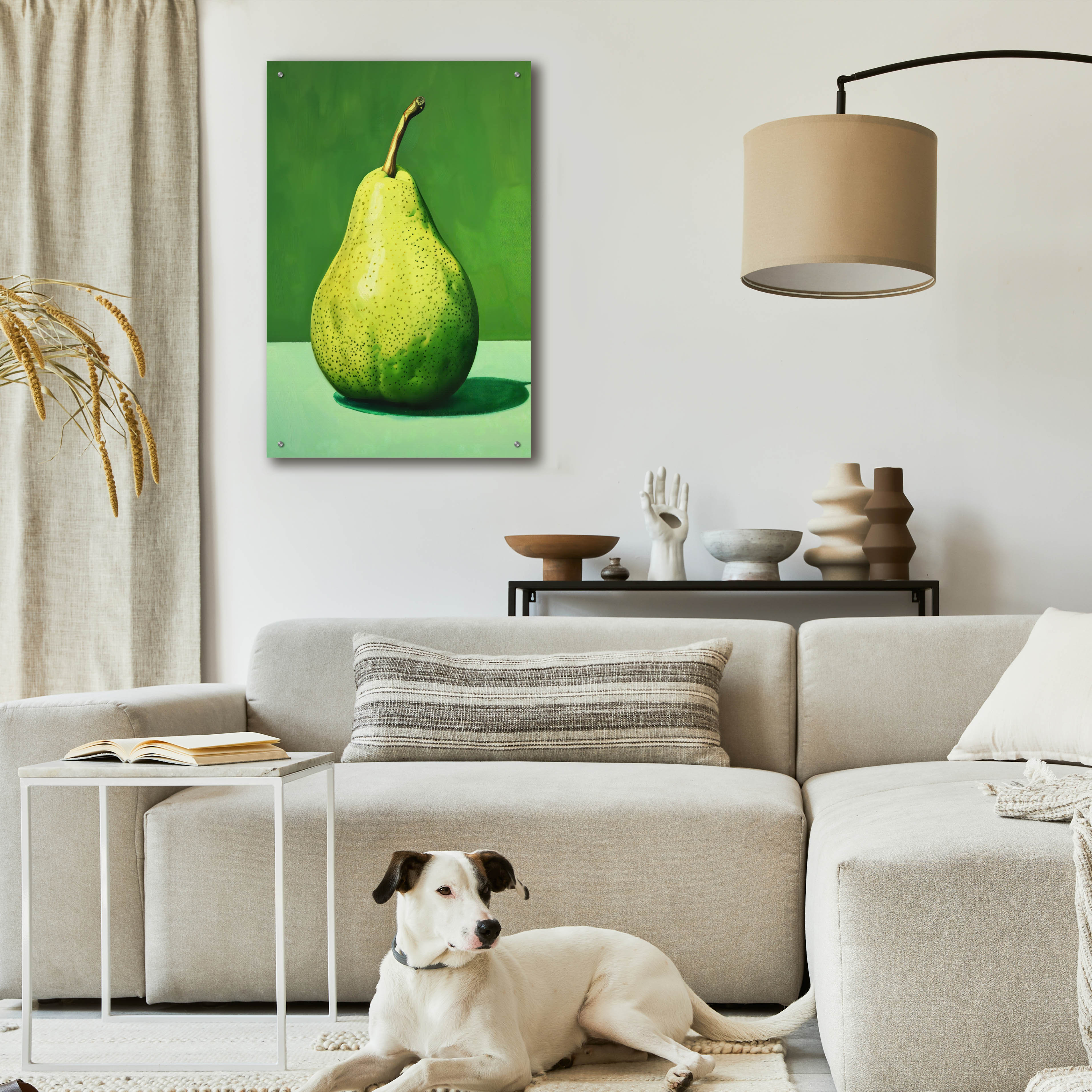 August Grove® 'Green Pear' by Andreas Magnusson Acrylic Glass Wall Art ...
