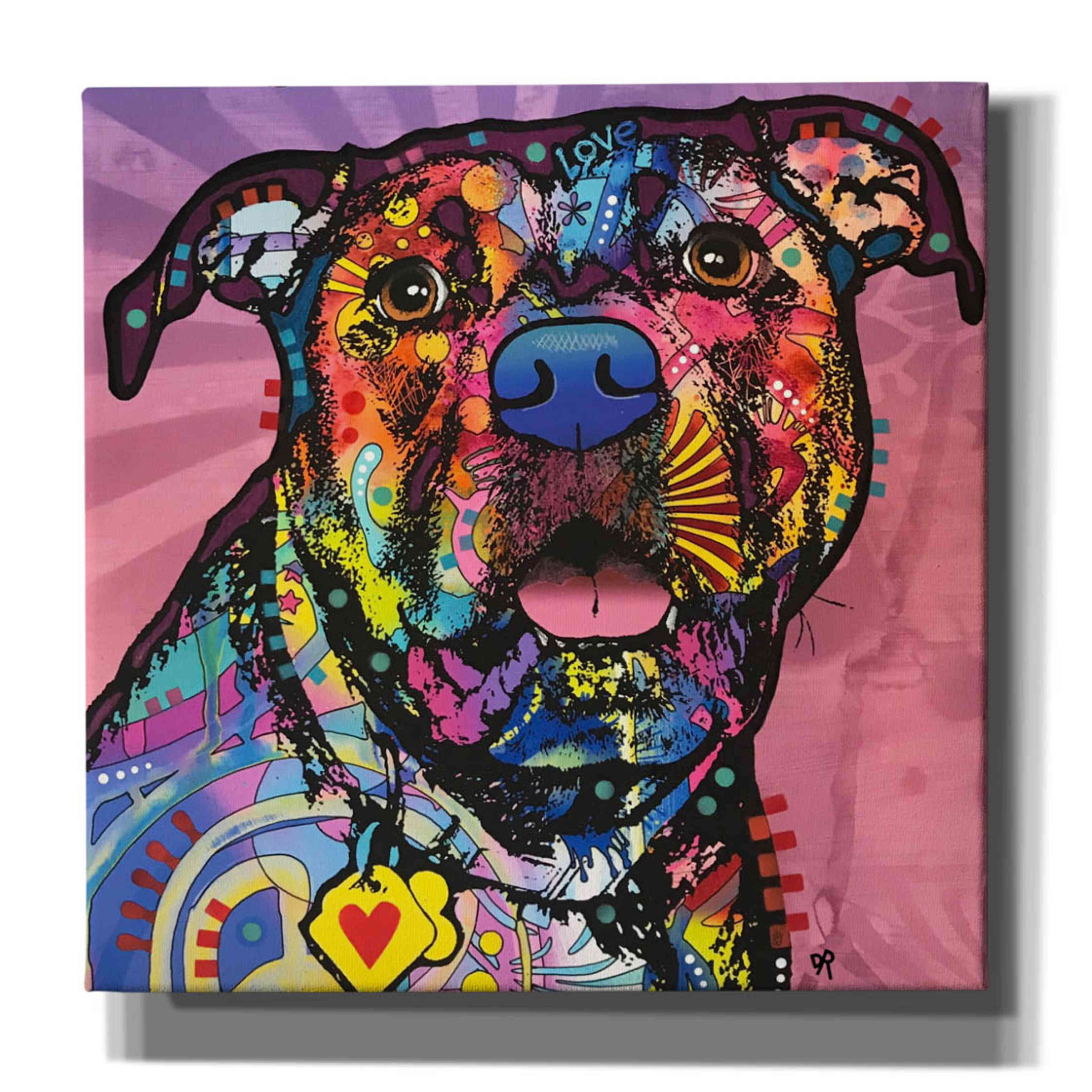 Latitude Run® Love Face by Dean Russo - Wrapped Canvas Painting | Wayfair