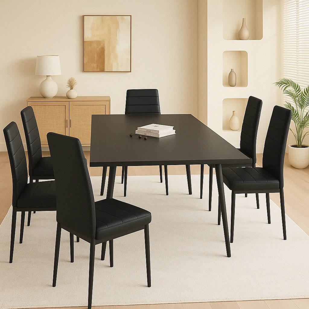 Wade Logan® Beich Rectangular 62.99'' L x 30.71'' W Dining Set ...