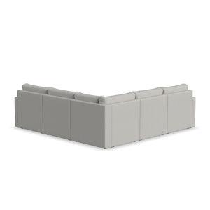 Flexsteel Flex 5 - Piece Upholstered Modular Sectional & Reviews | Wayfair