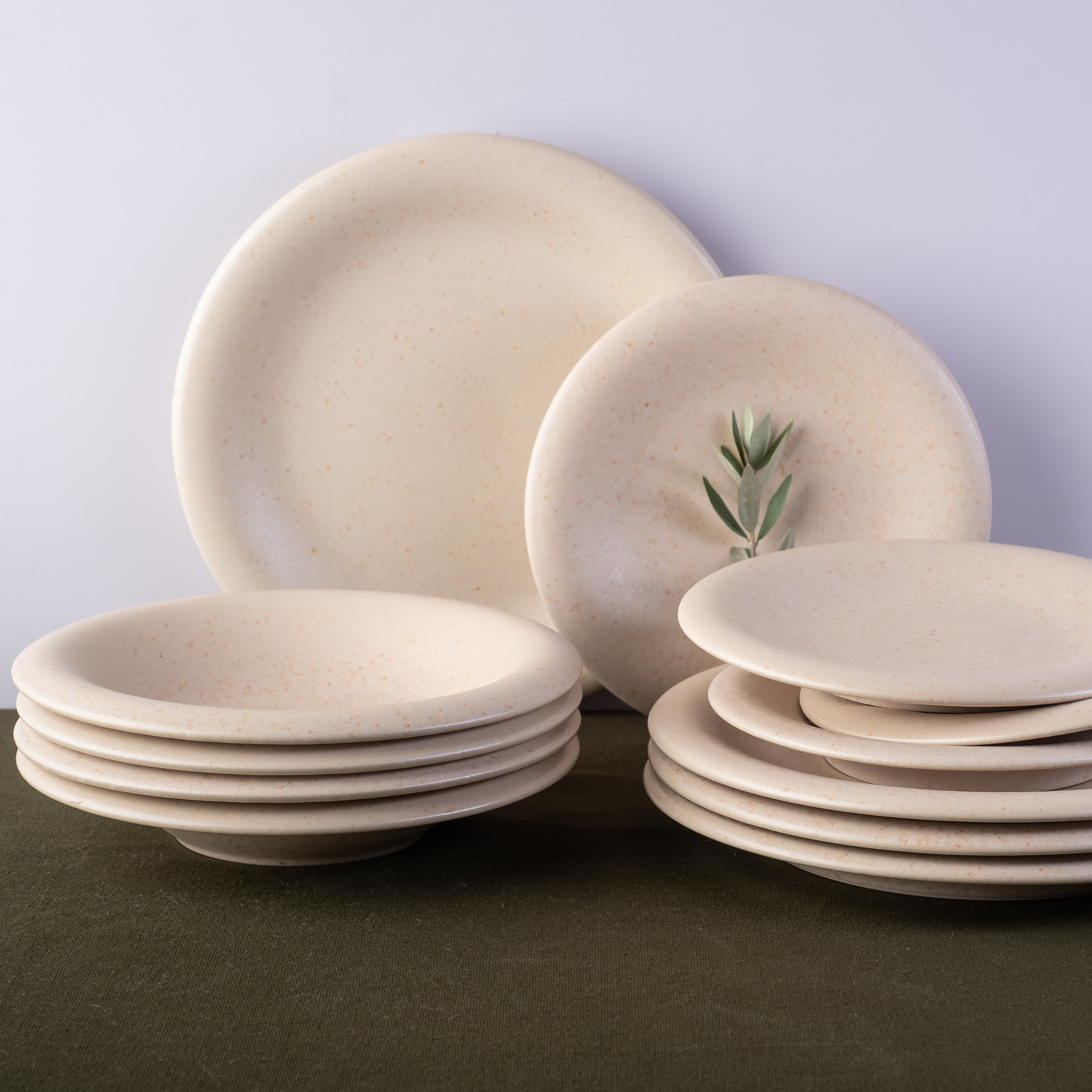 Stone Lain Porto By Stone Lain Aro 12-Piece Dinnerware Set Stoneware ...