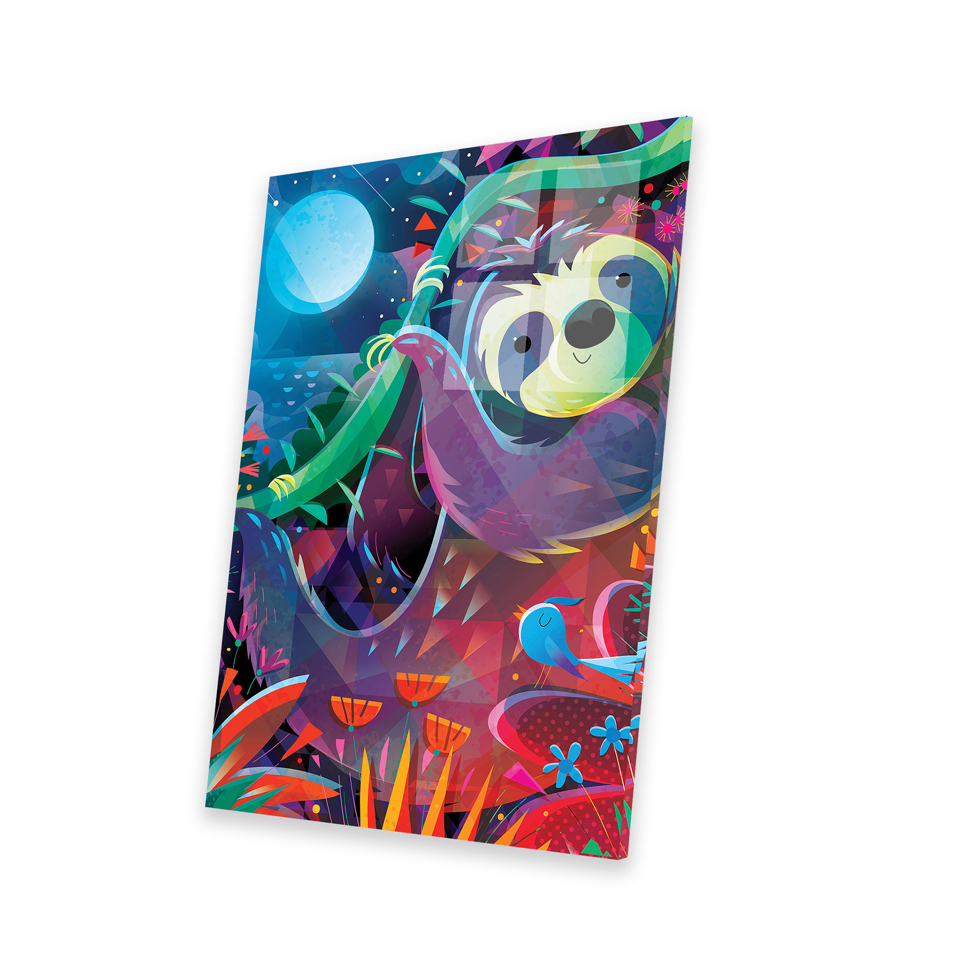 Redwood Rover Sloth On Plastic / Acrylic by Gareth Lucas Print | Wayfair
