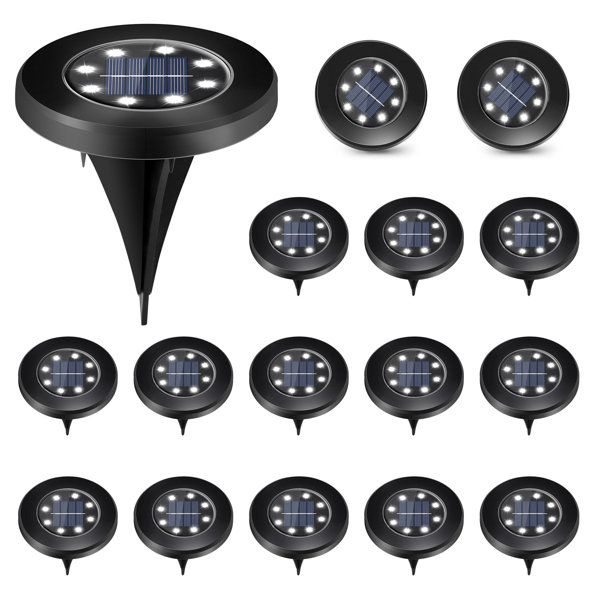 Haitral Solar Powered Integrated LED Metal Pathway Light Kit & Reviews ...